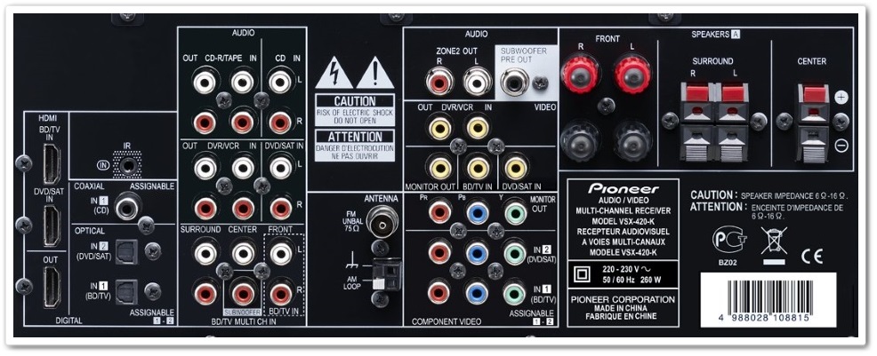 pioneer-vsx-420, vsx420, pioneer-avr,
